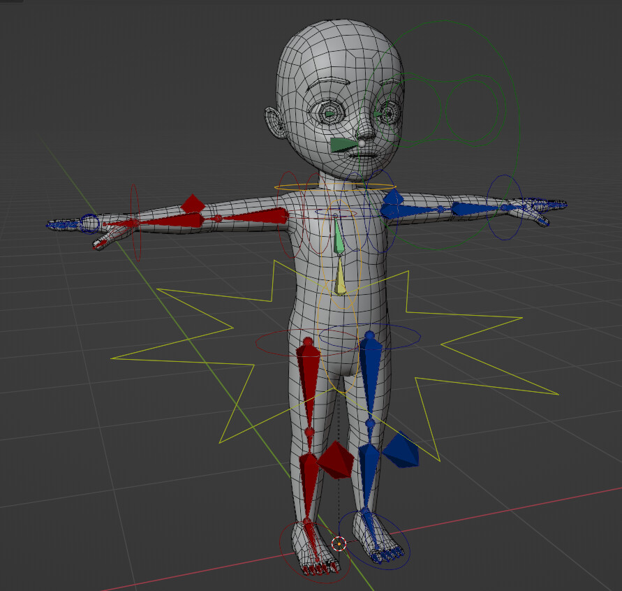 ArtStation - Child Character Rig