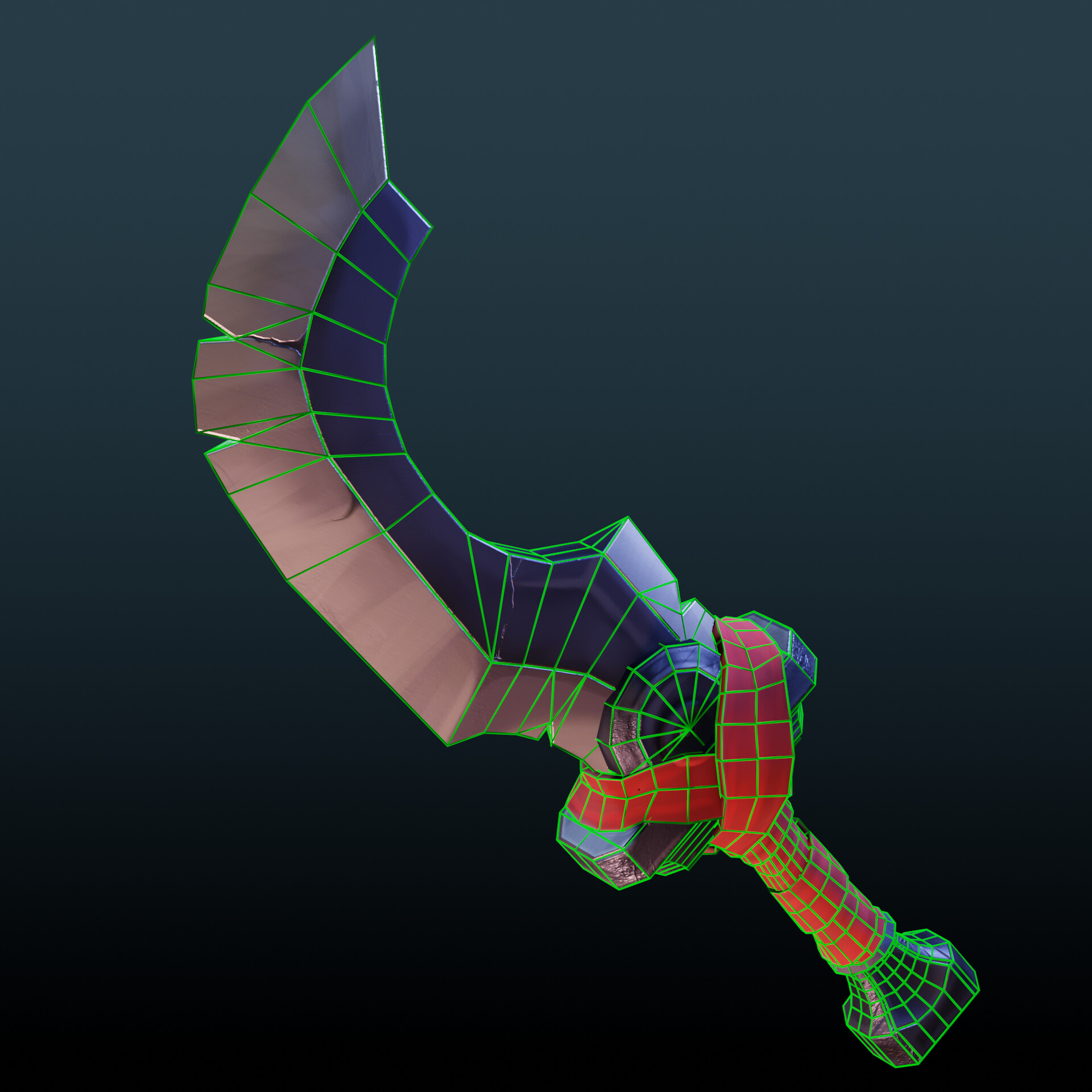 Matias Herrera - Hand Painted Sword