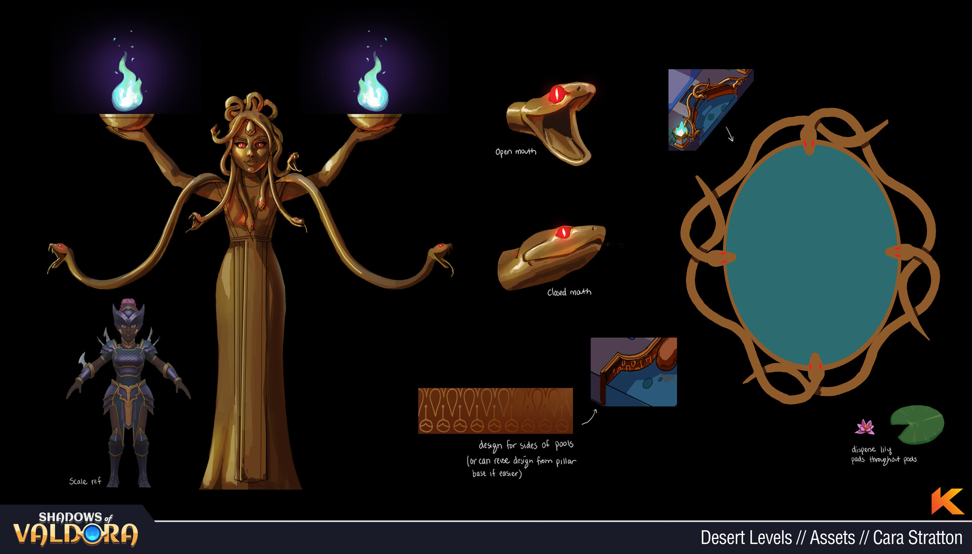 Cara Stratton - Concept Art - Shadows of Valdora