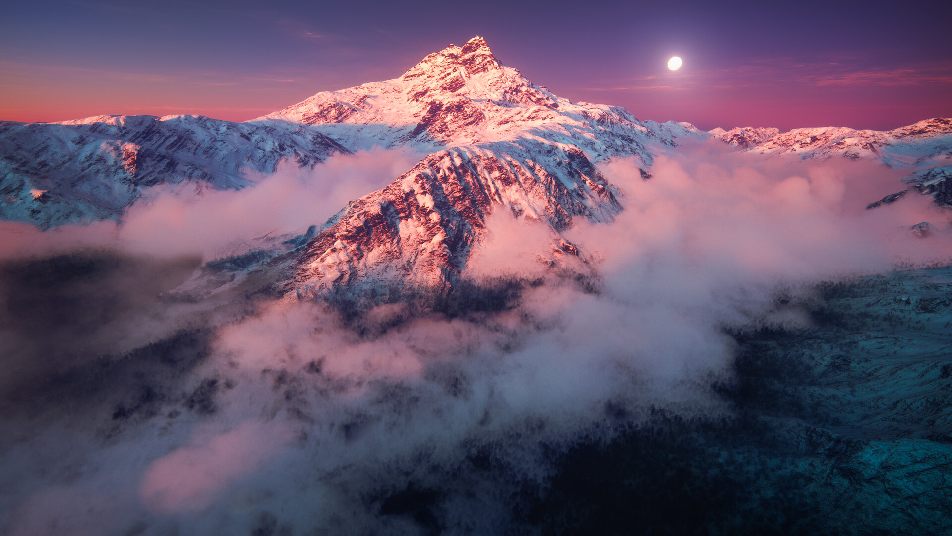 ArtStation - Mountainscape