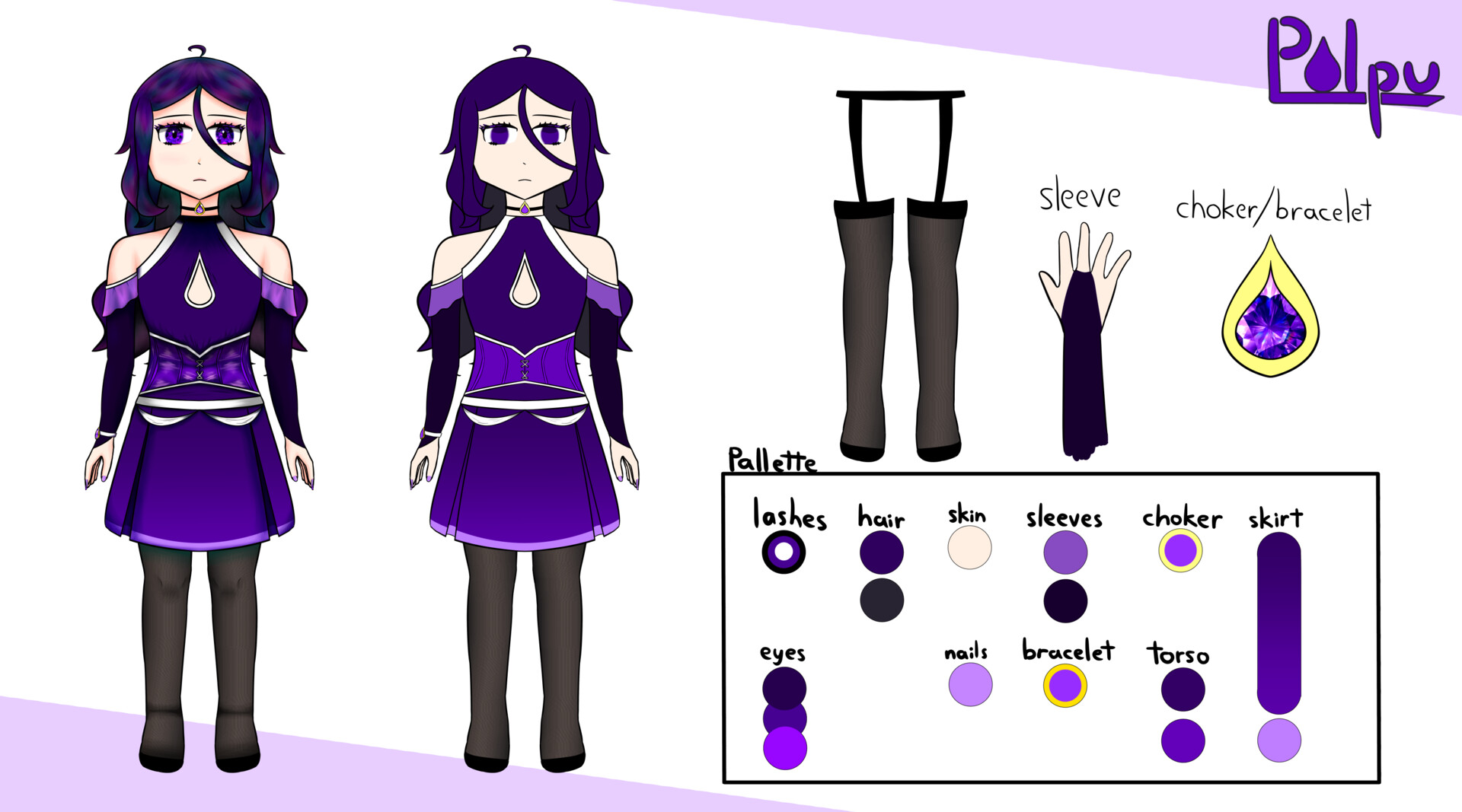 ArtStation - OC reference sheet