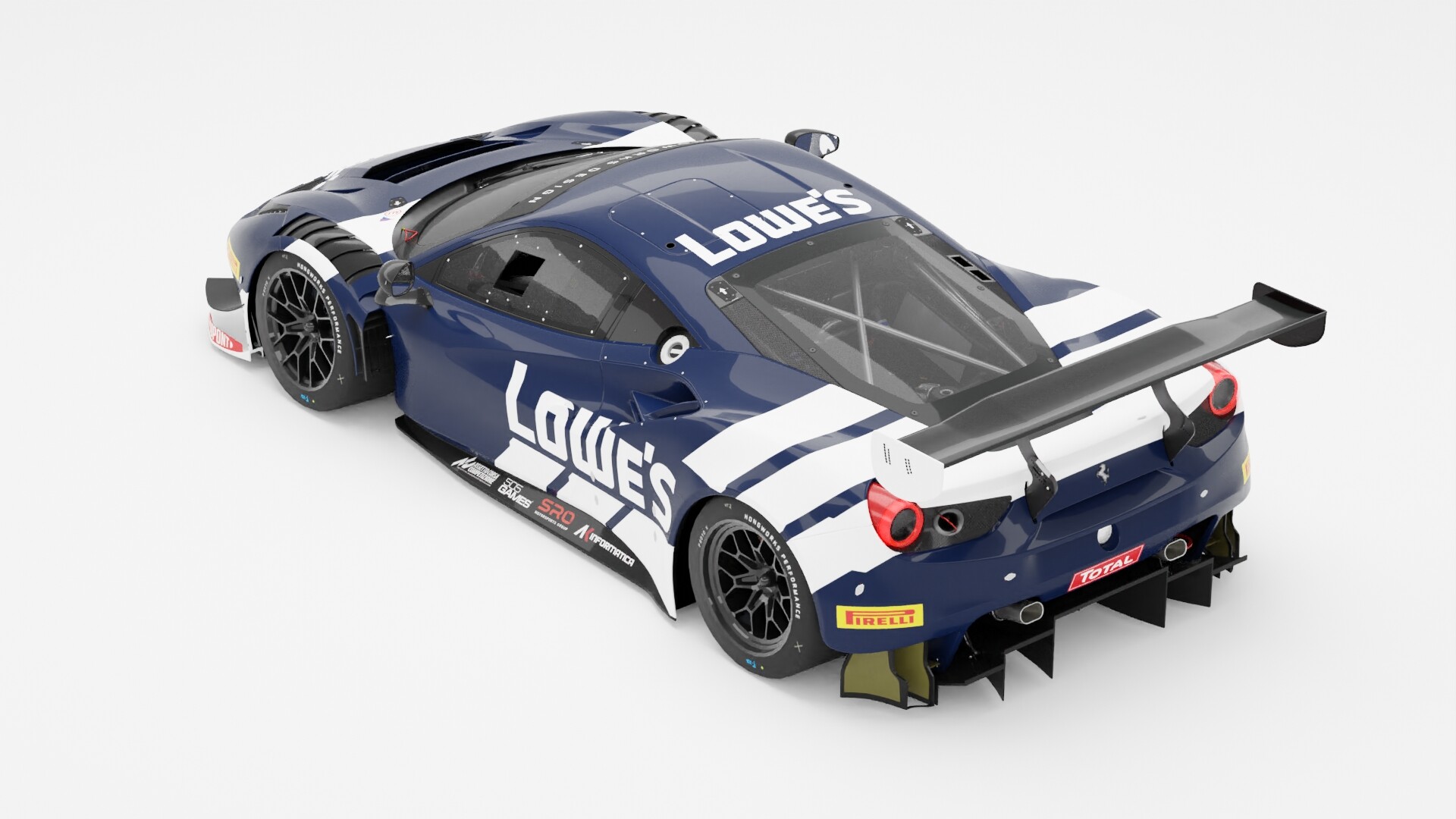 ArtStation - Ferrari 488 GTE Lowe's livery [ACC]