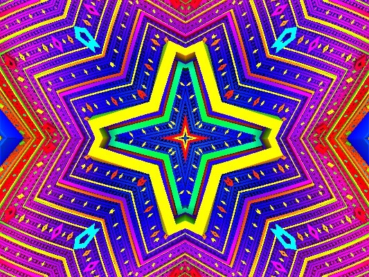 dlart - Guiding star fractal 14