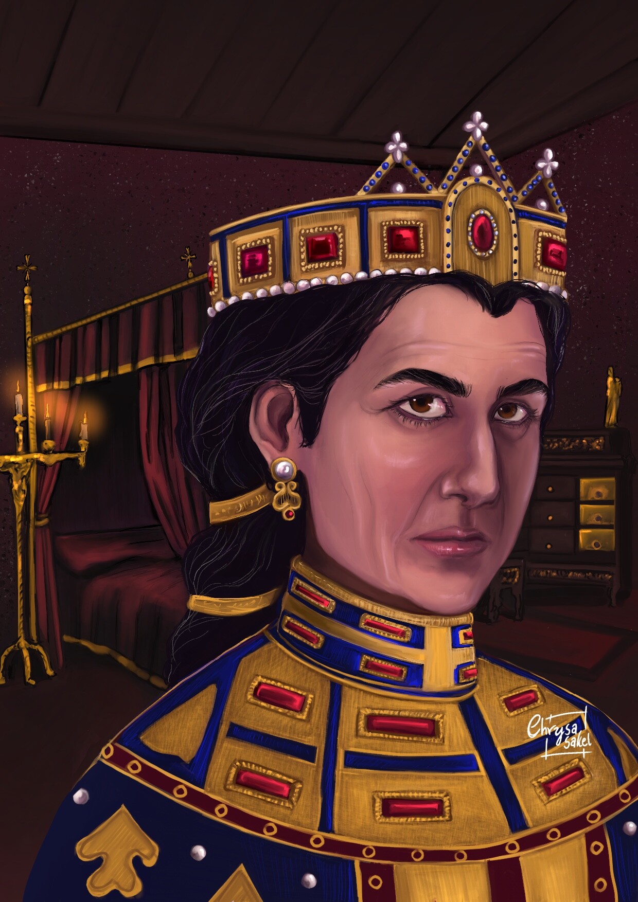 ArtStation - Irene of Athens , Byzantine empress