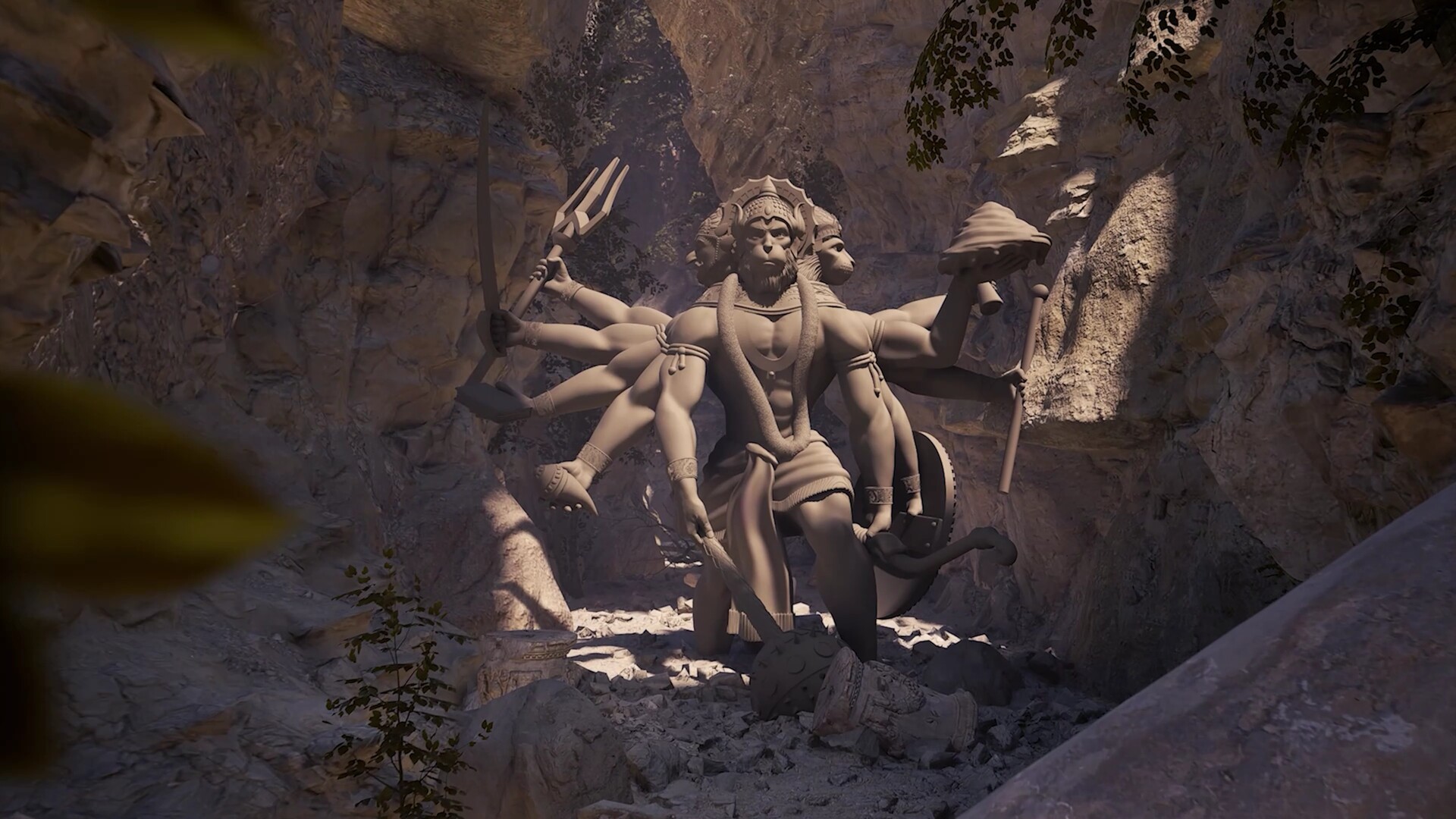 ArtStation - Lord Hanuman CGI Environment Creation