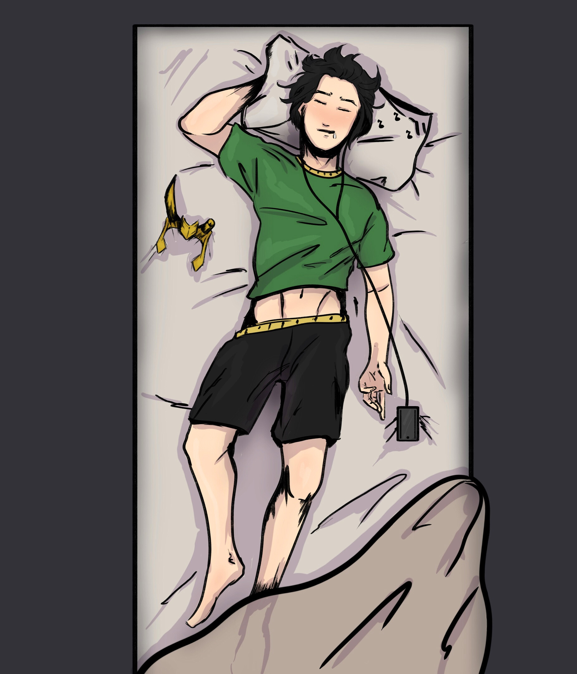 ArtStation - Lazy sleepy Saturday.