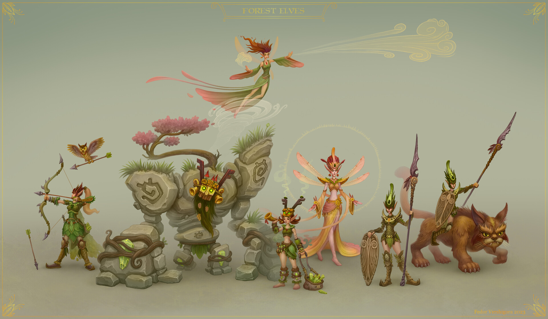 ArtStation - Forest Elves