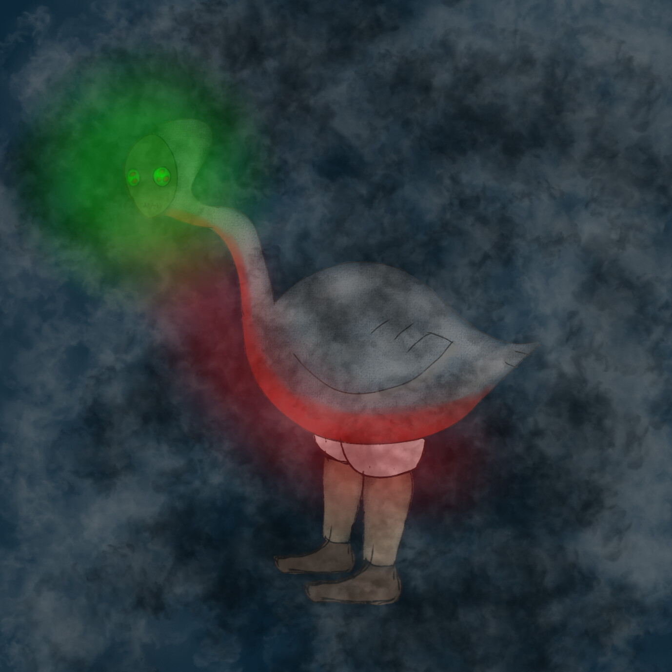 ArtStation - Goose with human legs