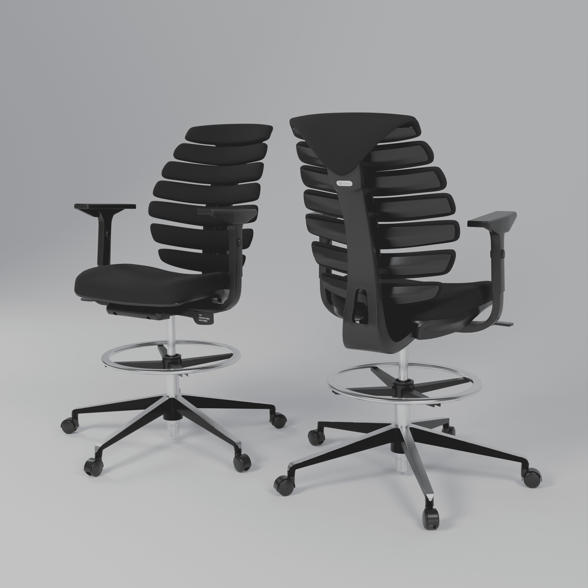 ArtStation - Stylized office chair