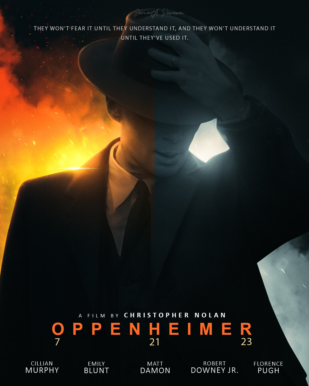 ArtStation - Oppenheimer Movie Poster