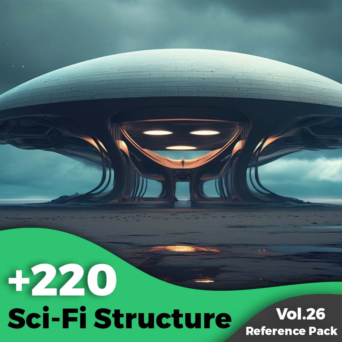 Concept Art - +220 Sci-Fi Structure Reference Images (4K) | Vol_26
