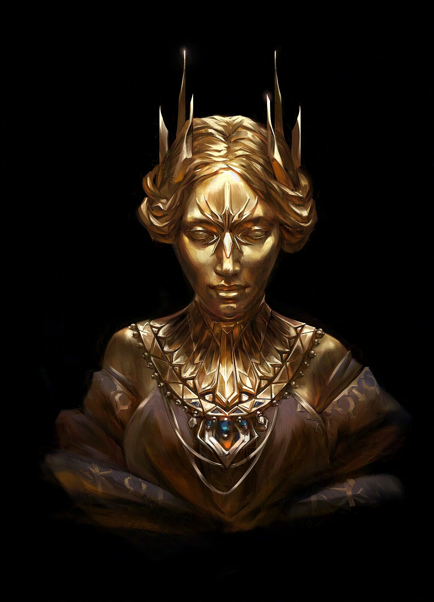 ArtStation - Golden Queen