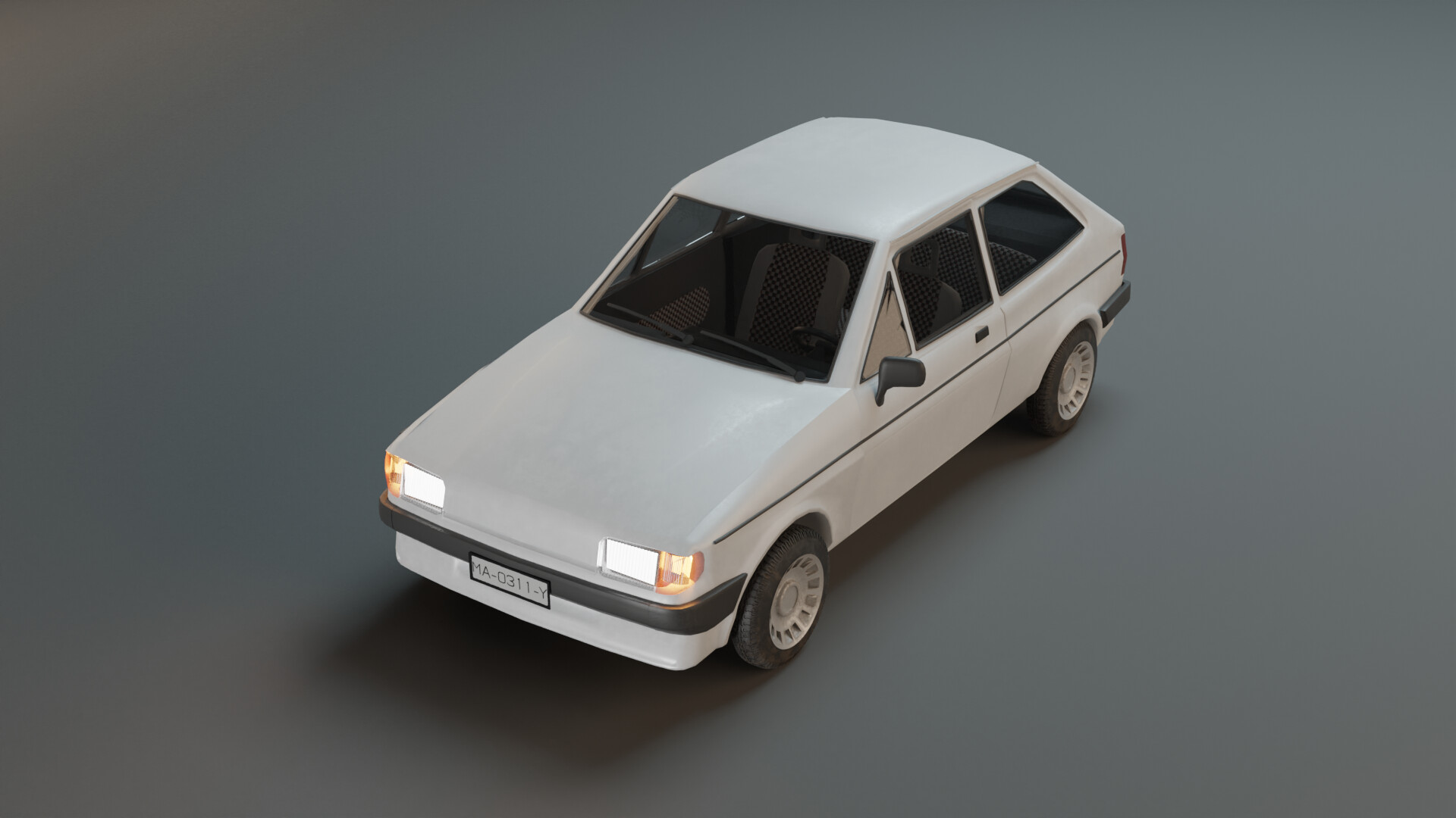 ArtStation - Ford Fiesta Mk2