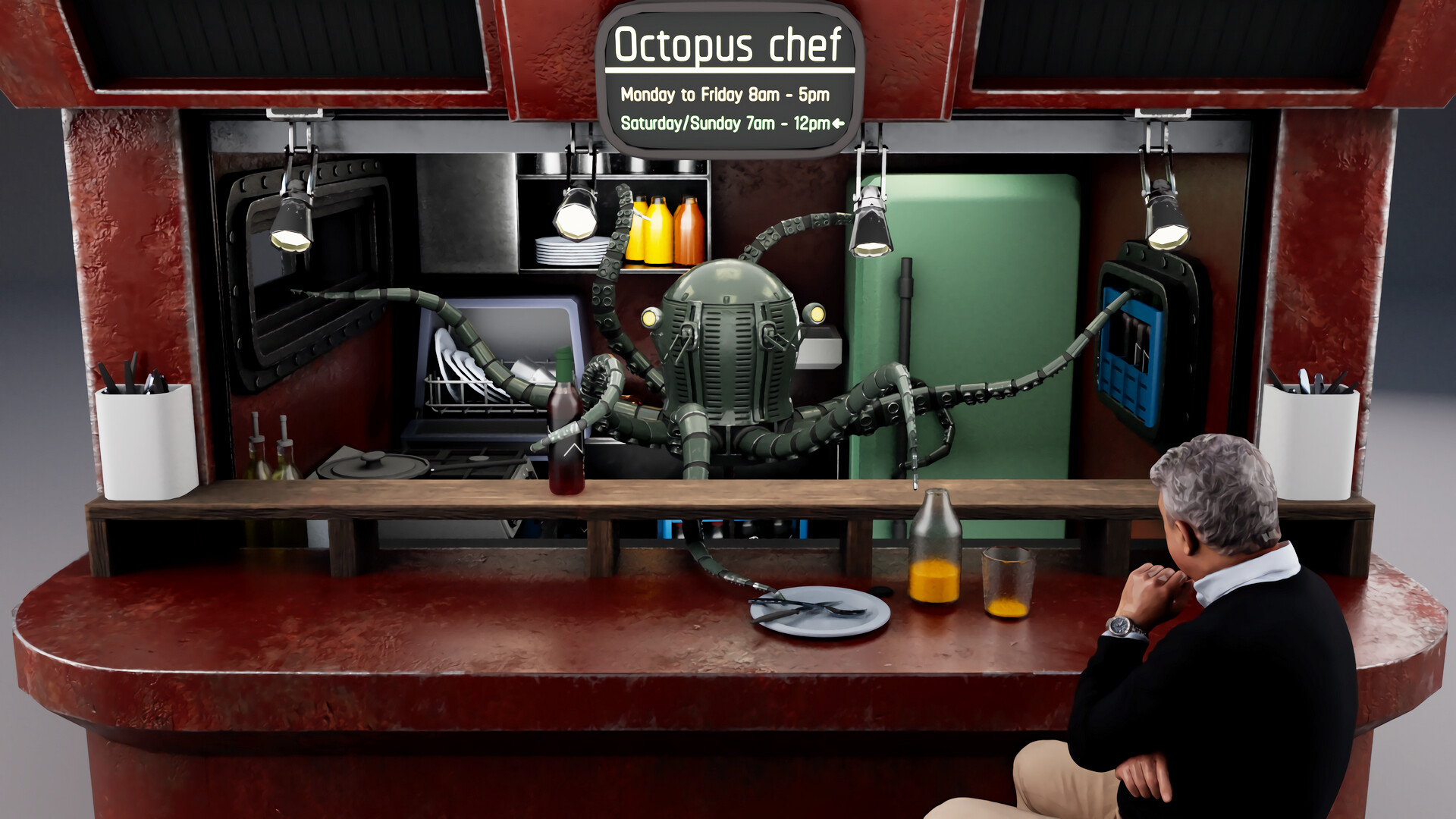 ArtStation - Octopus Chef