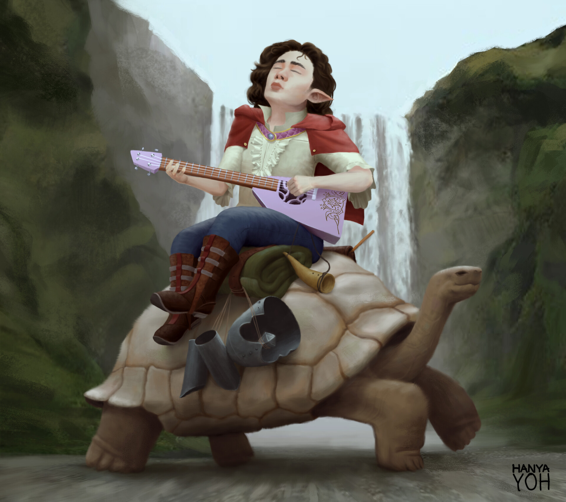 halfling bard art
