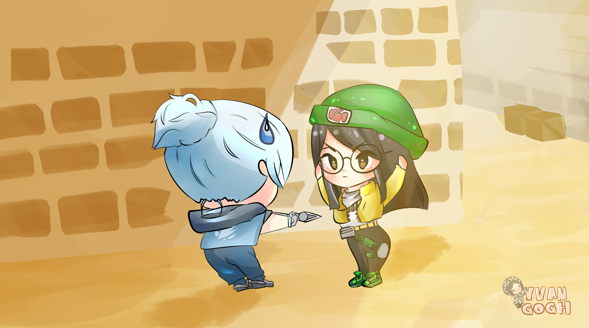 van van van - VALORANT FANART chibi