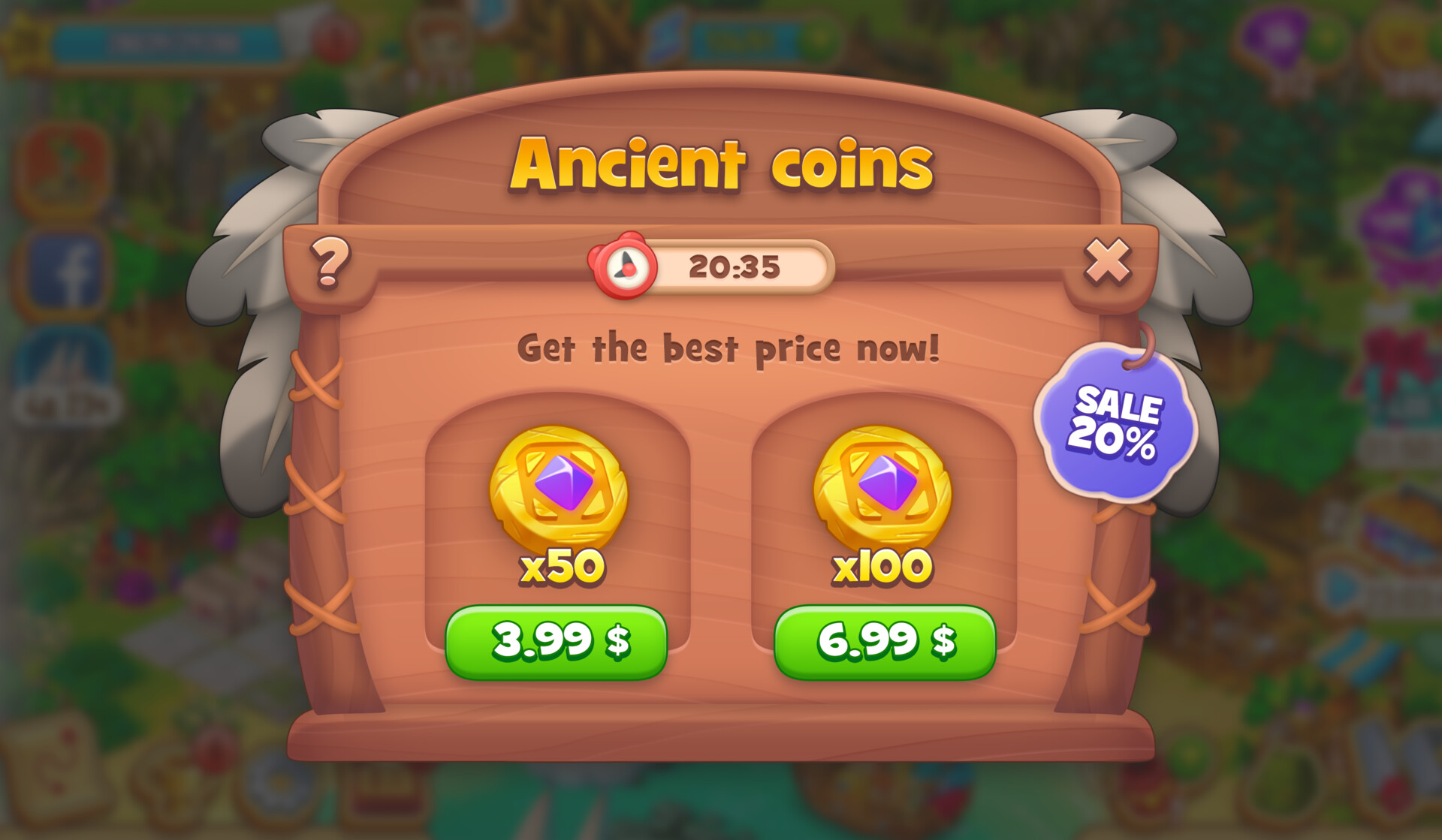 ArtStation - Window for buying game currency UI/UX