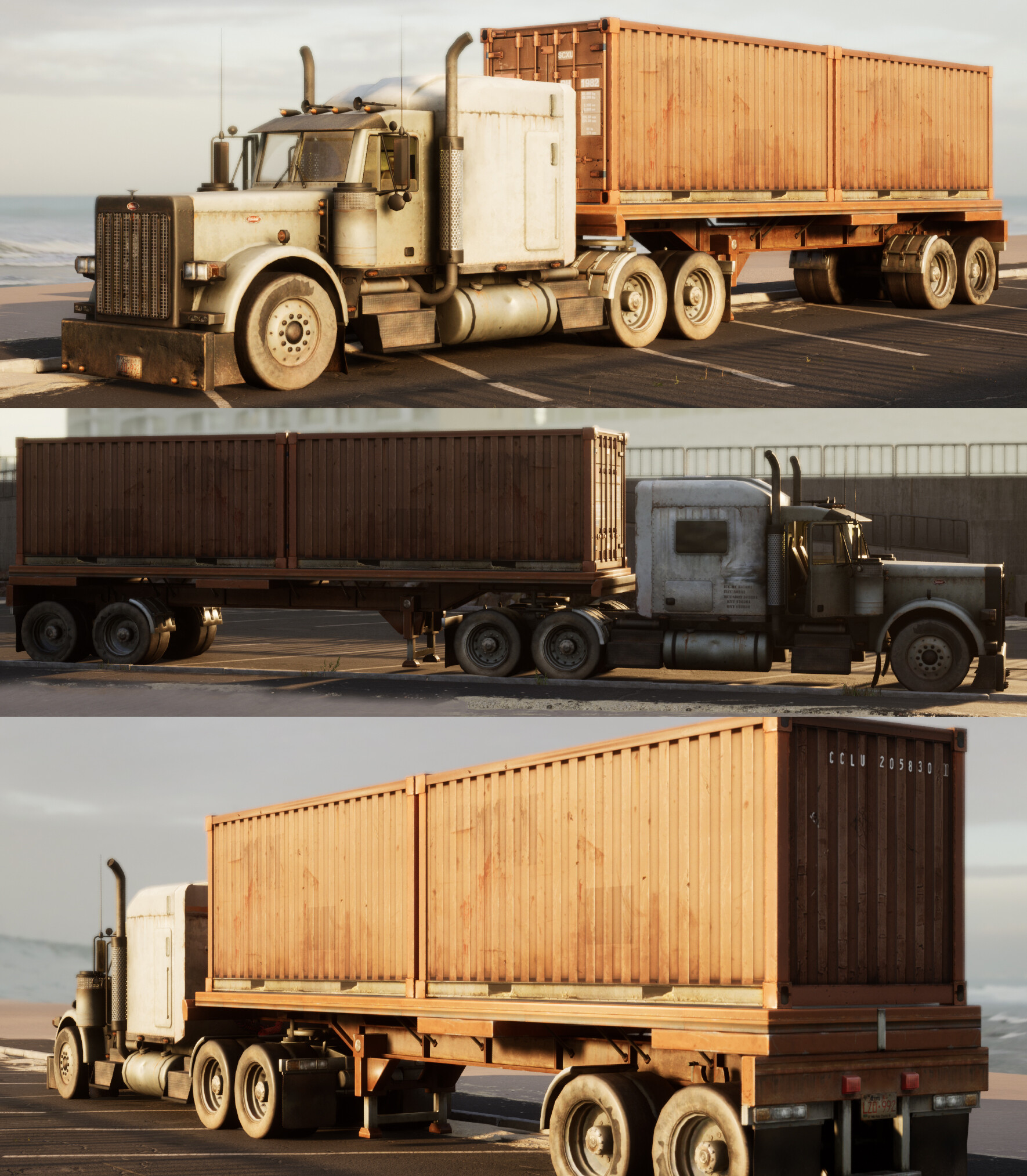 ArtStation - Peterbilt 379 Truck (UE5)