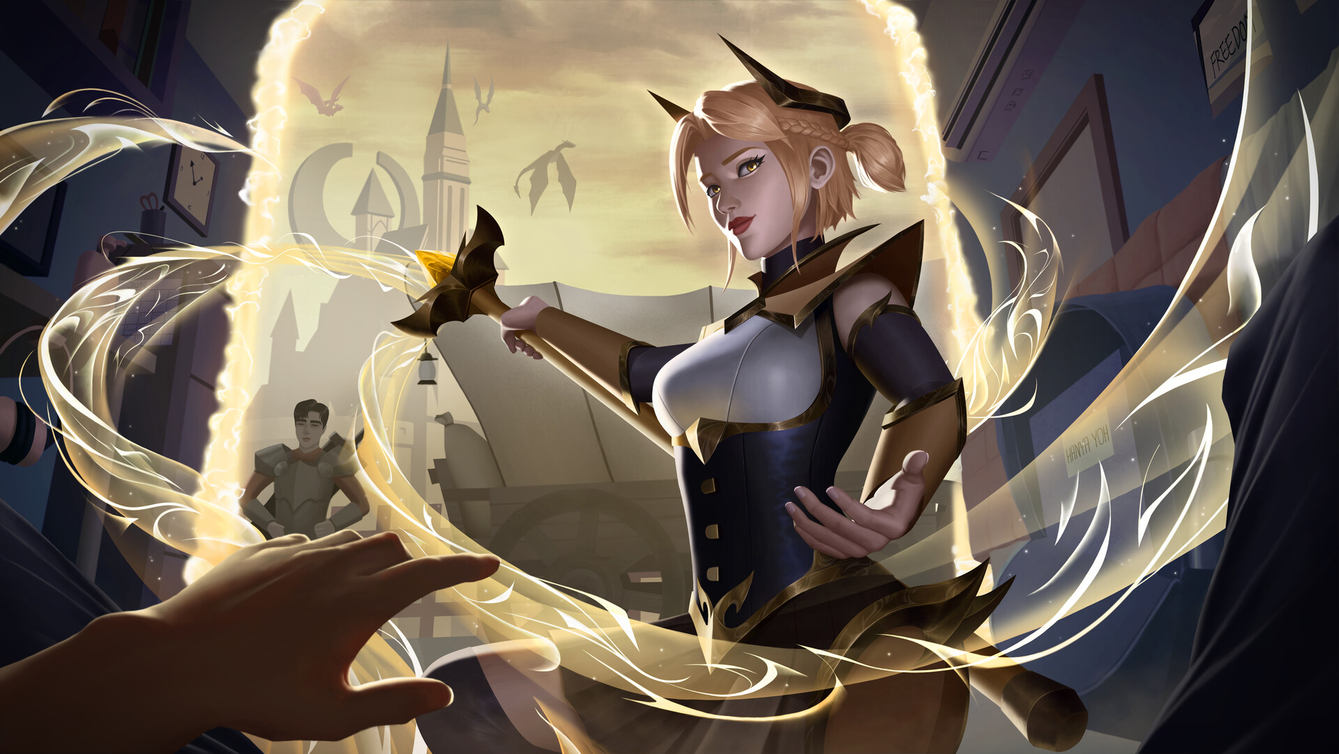 ArtStation - fourth wall breaker Lentzoe Splash Art