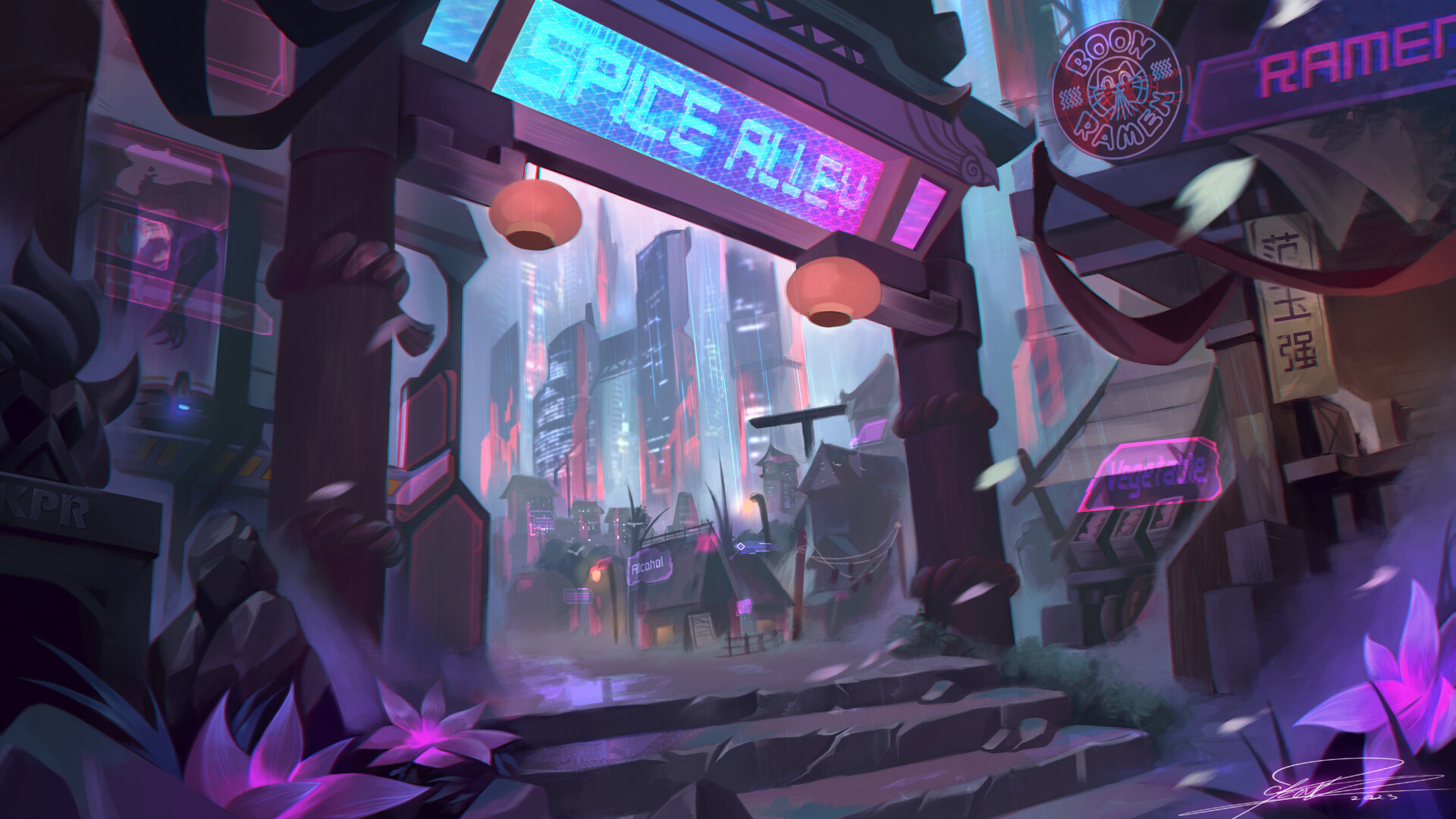 ArtStation - Spice Alley