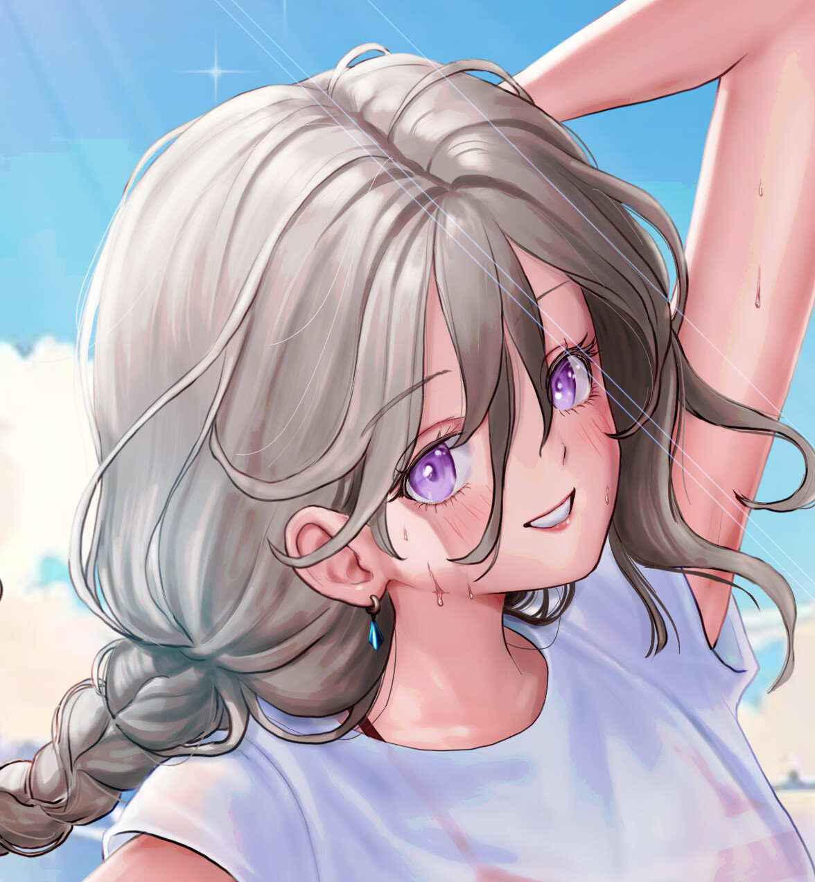 ArtStation - beach girl illustration study