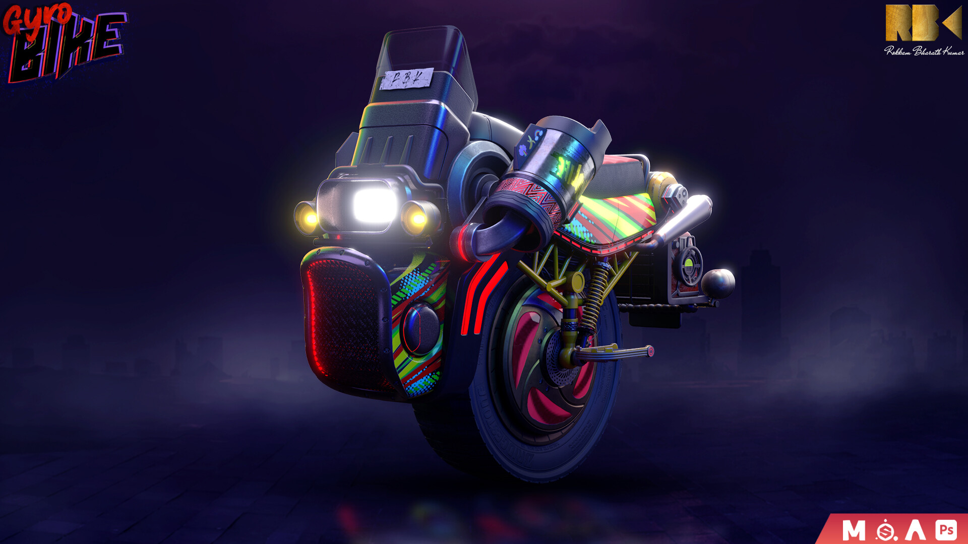 ArtStation - Gyro Bike