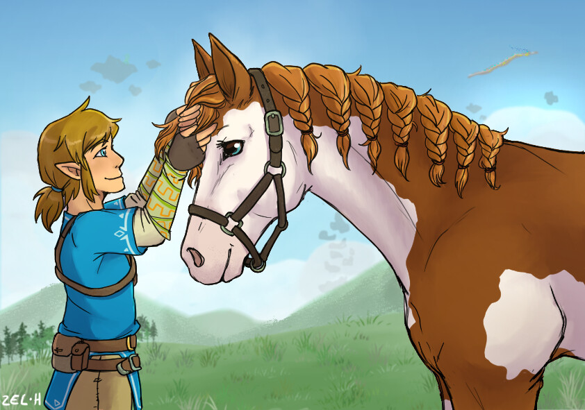 ArtStation - Link and Horse