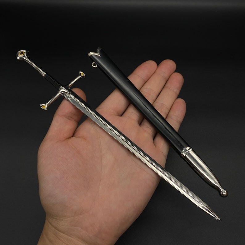 ArtStation - Narsil Holy Sword Miniature Strider Anduril Blade Small ...