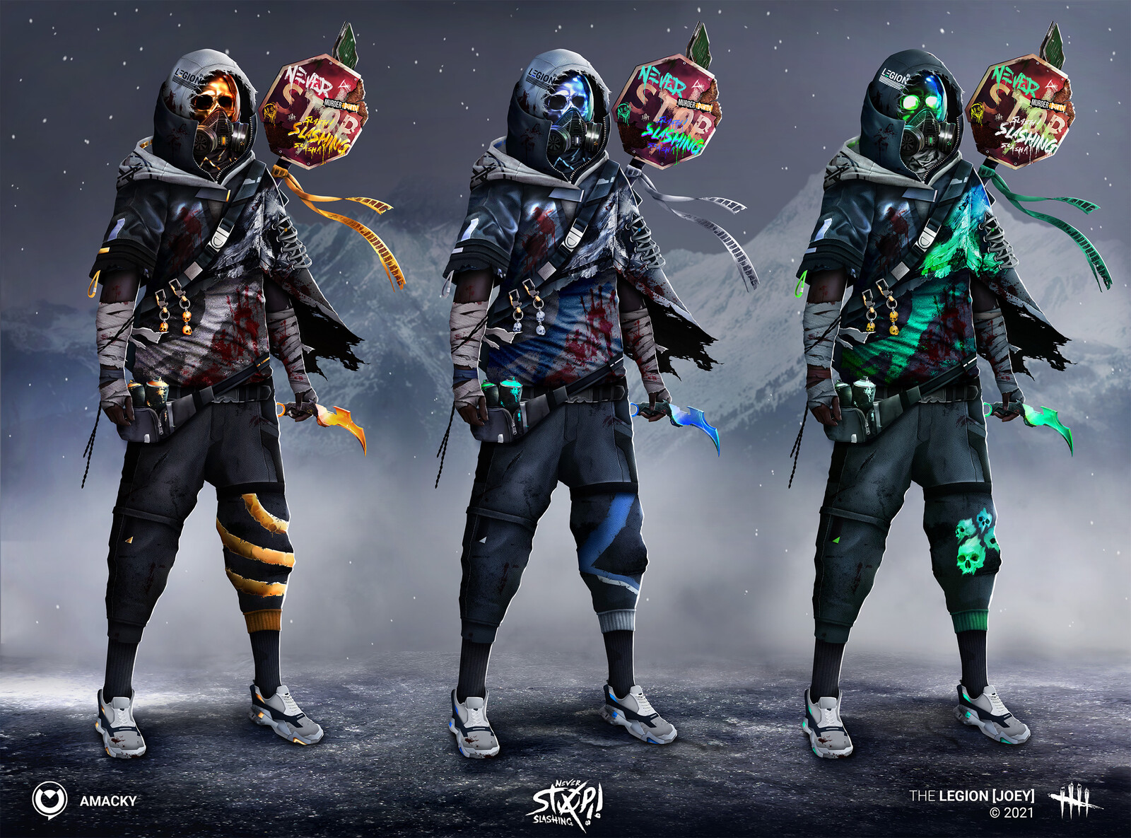 Amacky - Dead By Daylight | NEVER STOP SLASHING - END OF THE ROAD