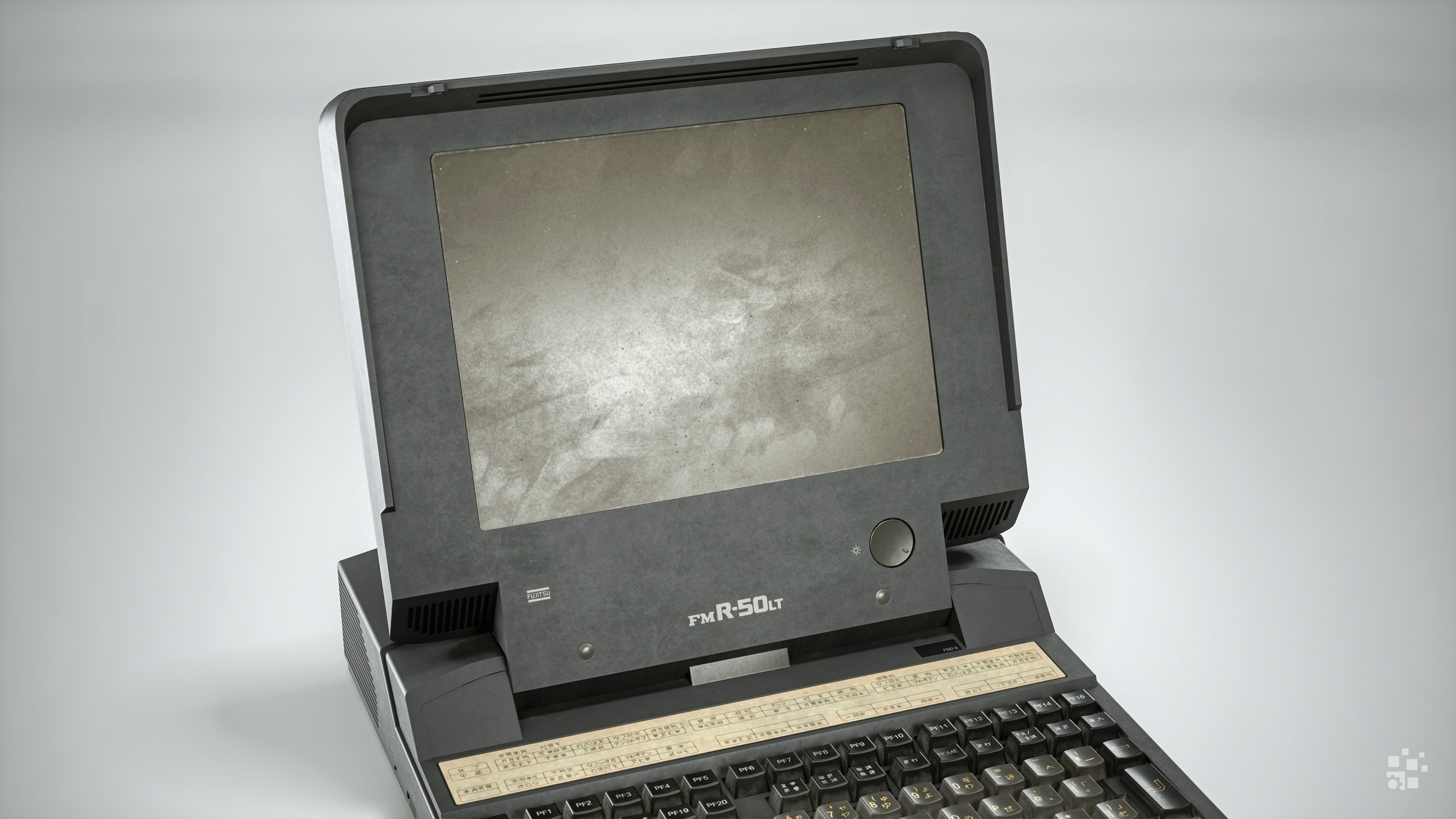 Pixengine - Game Art Studio - Retro Laptop - Fujitsu FM R-50LT