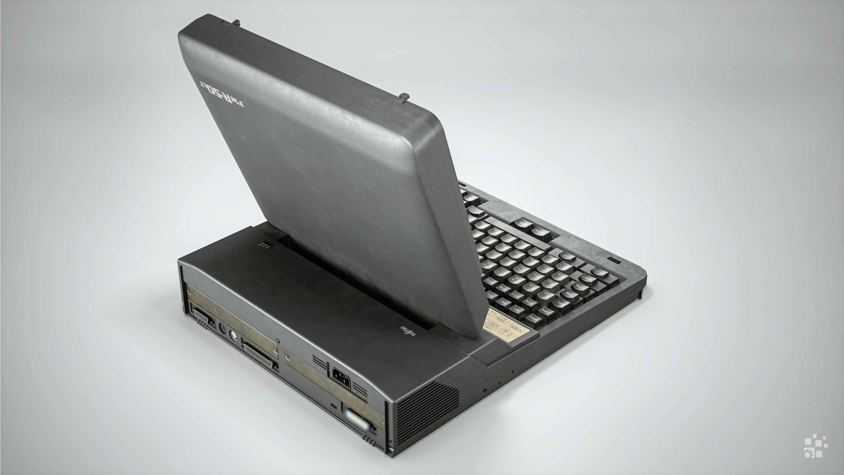 Pixengine - Game Art Studio - Retro Laptop - Fujitsu FM R-50LT