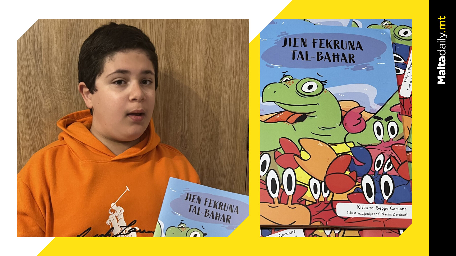 Nasim Dardouri - JIEN FEKRUNA TAL-BAHAR (I AM A SEATURTLE) - Book Illustration