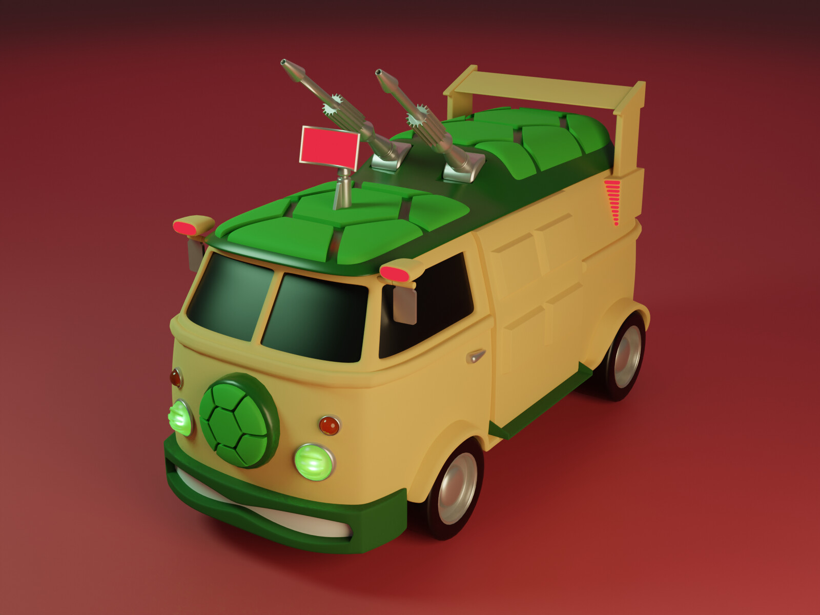 ArtStation - Stylized Turtle van
