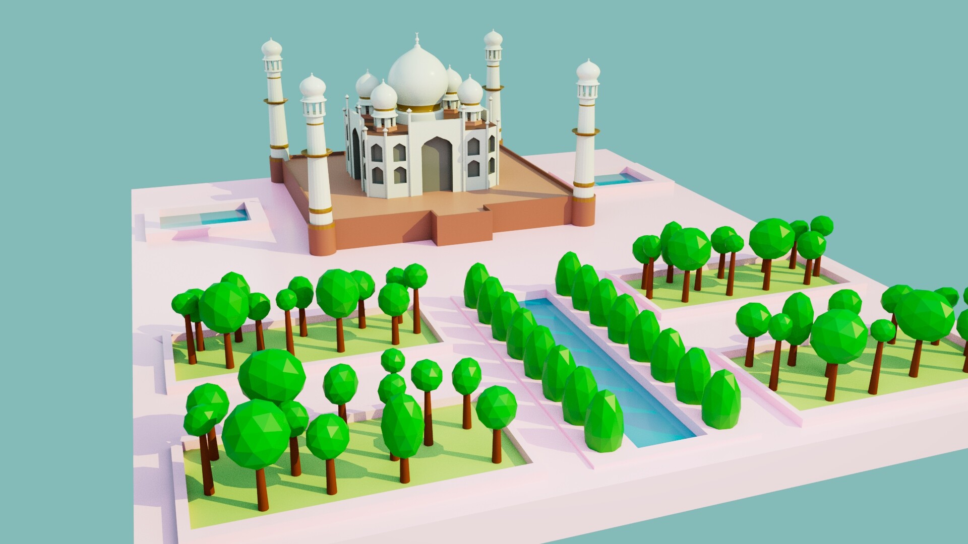 Arslan Tayyab - Taj Mahal 3D Model
