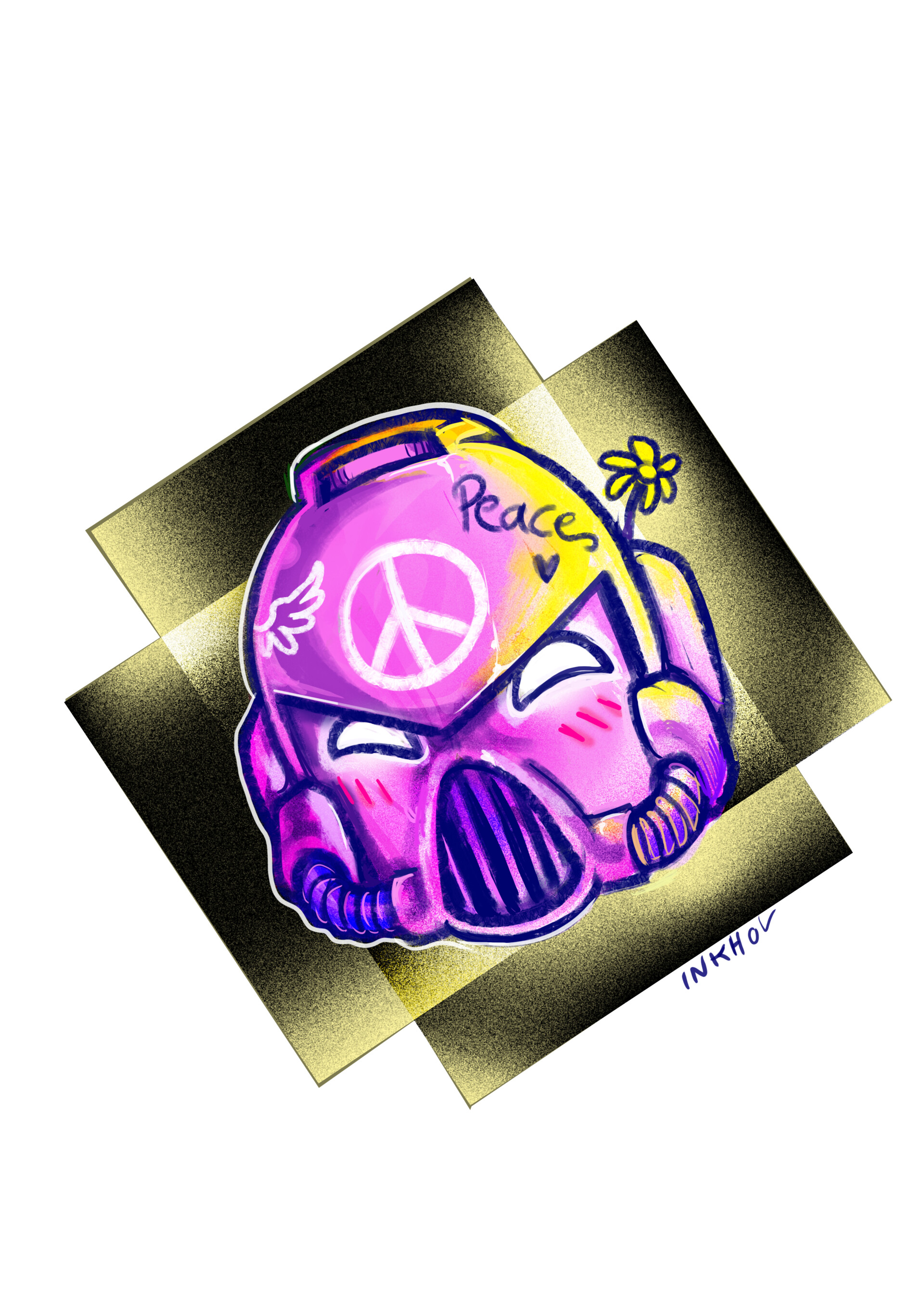 ArtStation - Warhammer Pink Space Marine