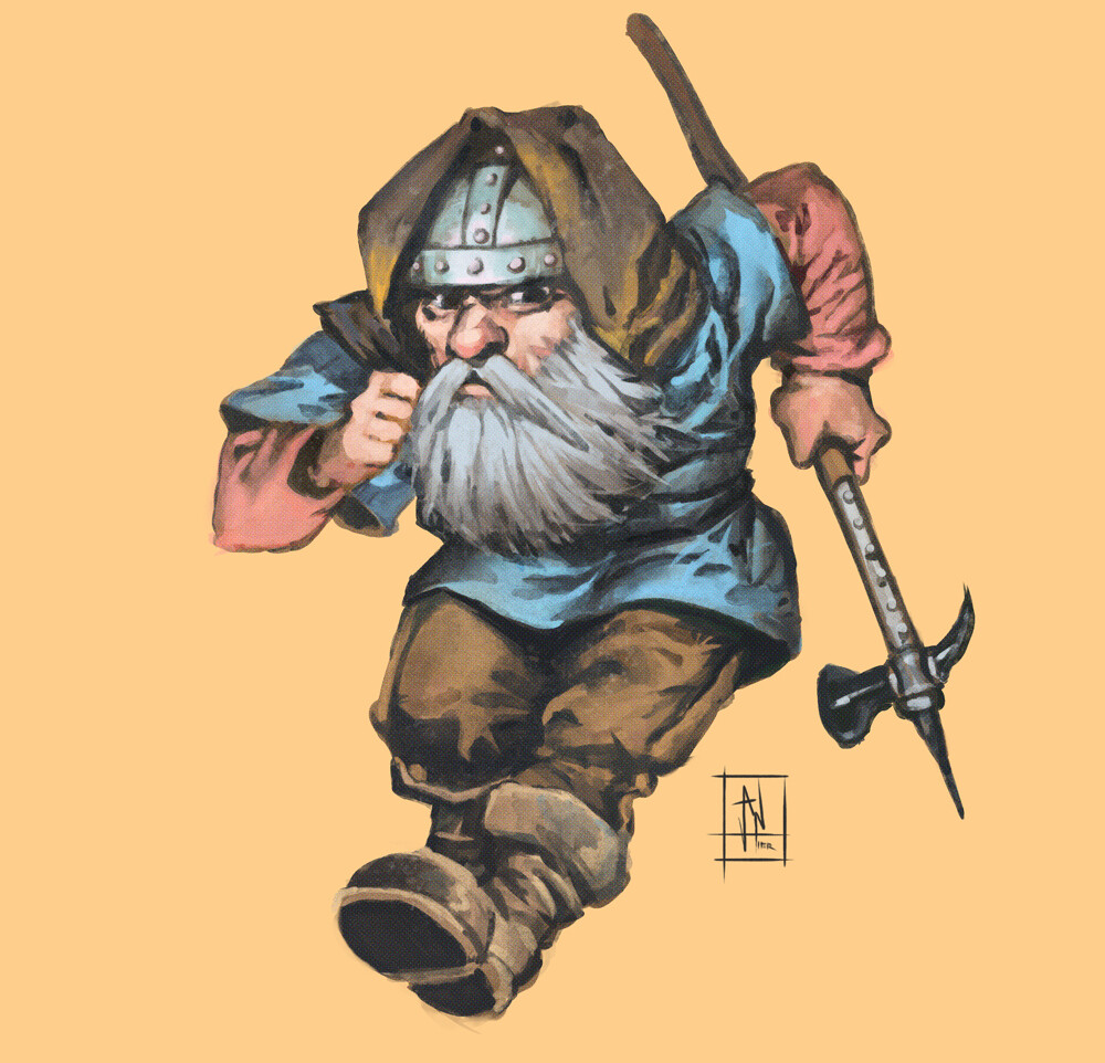 ArtStation - Angus McBride Study