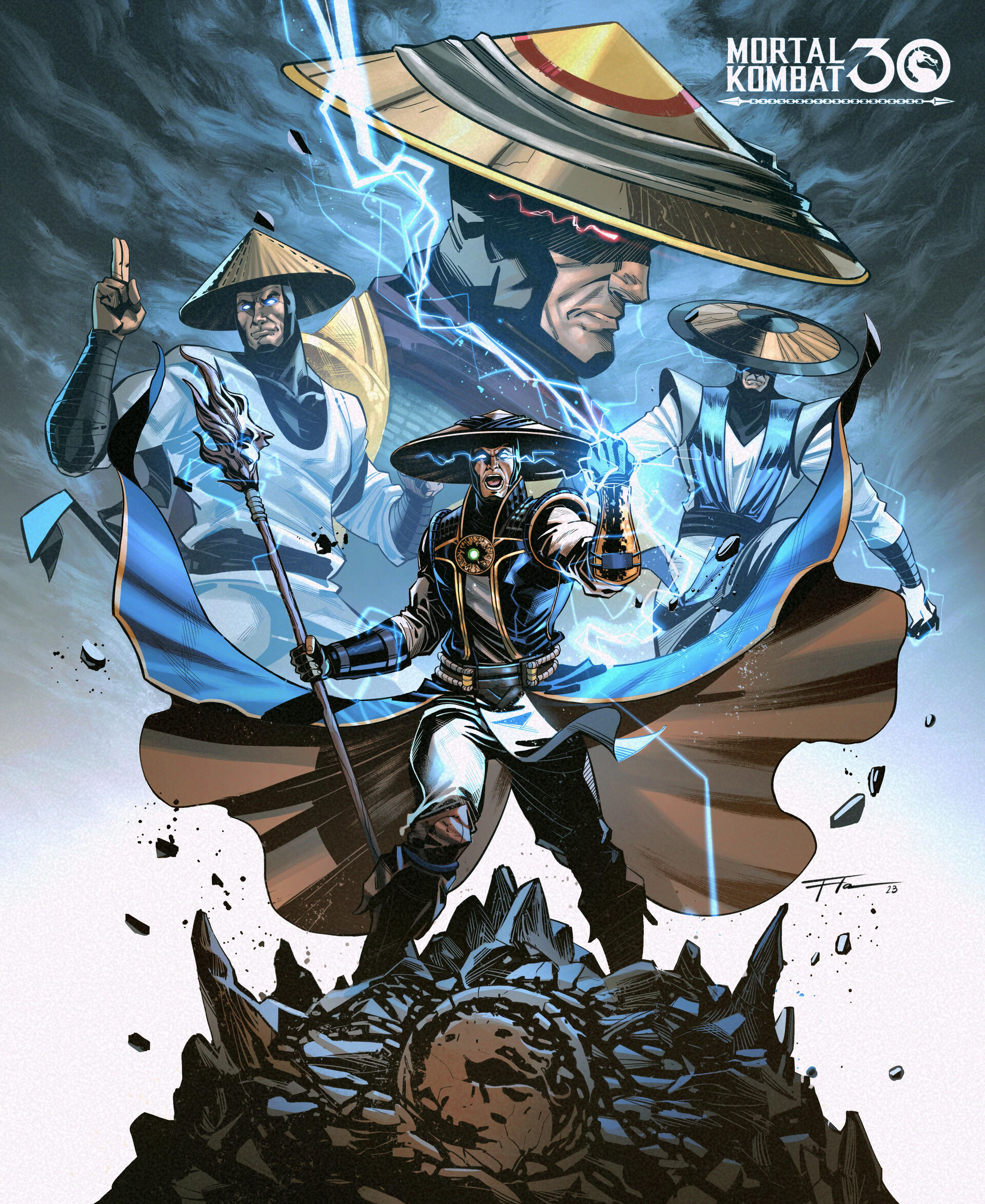 ArtStation - Mortal Kombat 30 year anniversary campaign - Raiden