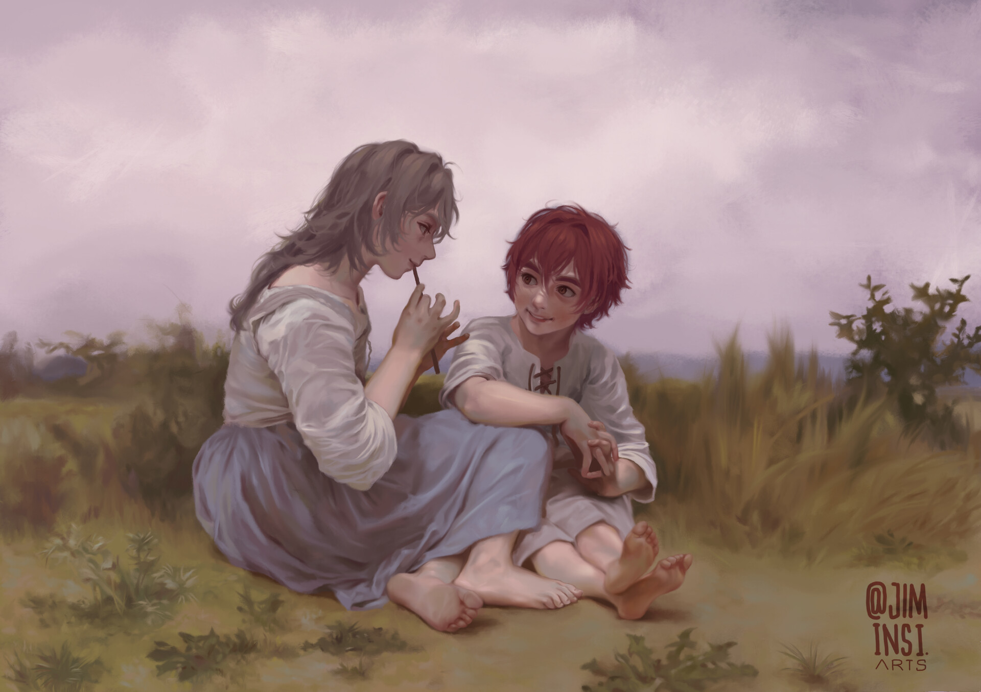 ArtStation - Childhood Idyll (Study)