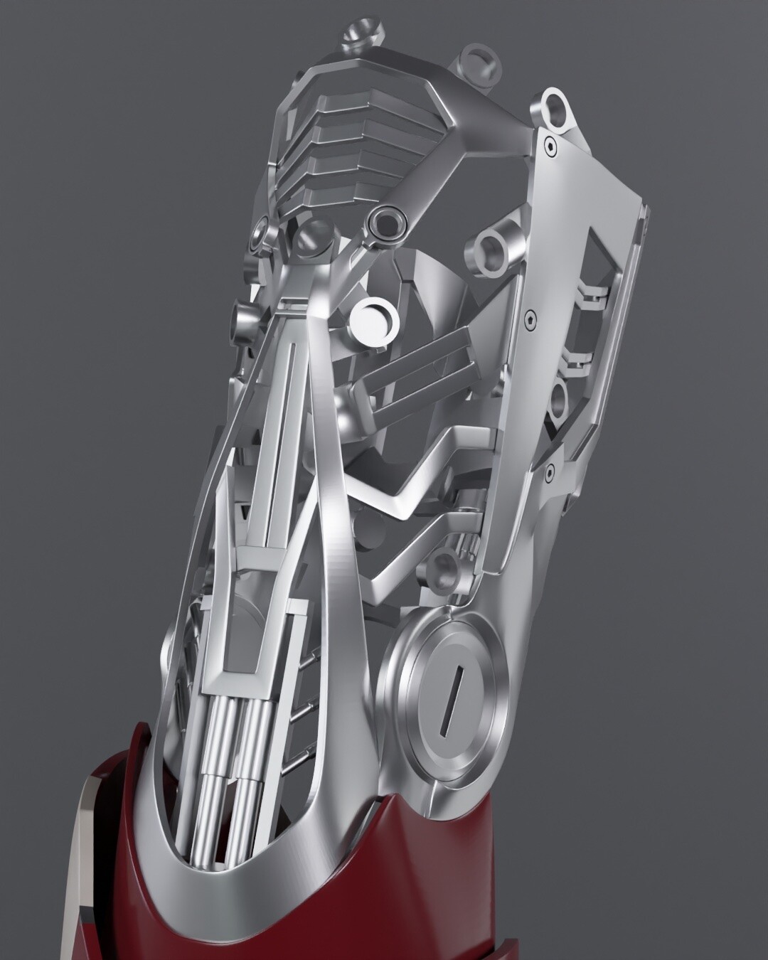 KnitePlates - 3D Printable Iron Man Mk 42/43 Motorized Arm Gauntlet