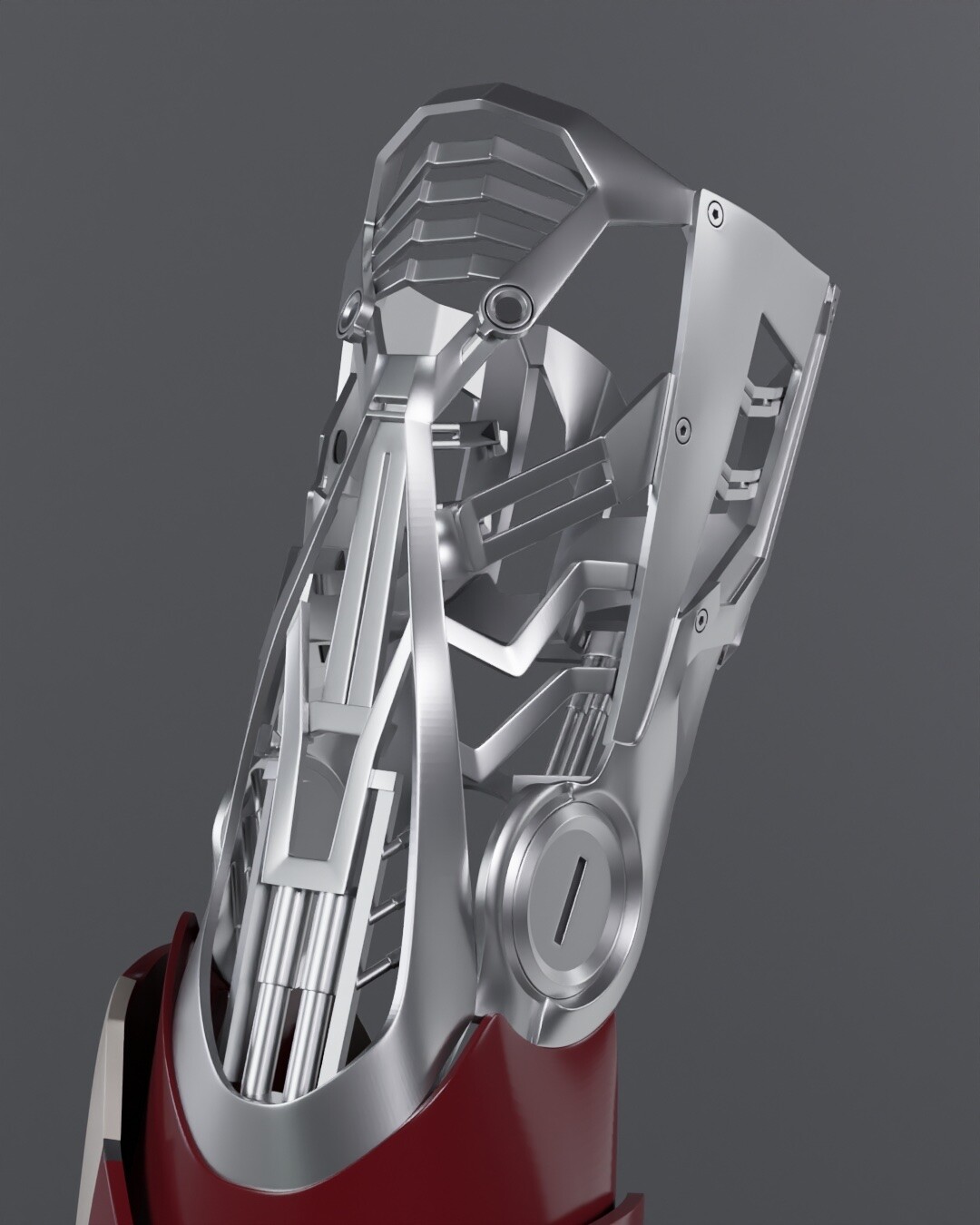 KnitePlates - 3D Printable Iron Man Mk 42/43 Motorized Arm Gauntlet