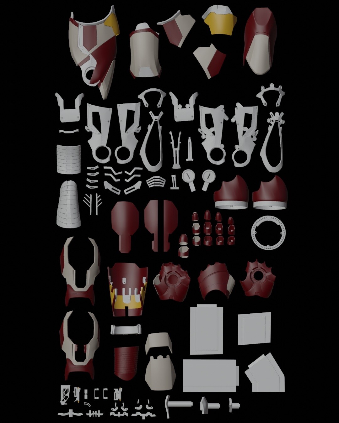 Iron Man Arm Template