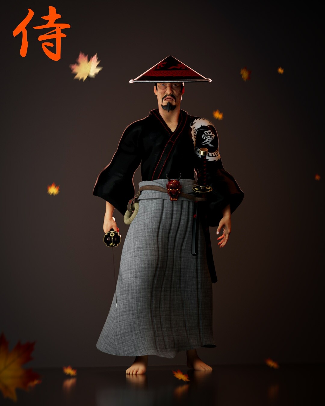 ArtStation - Samurai 3d character