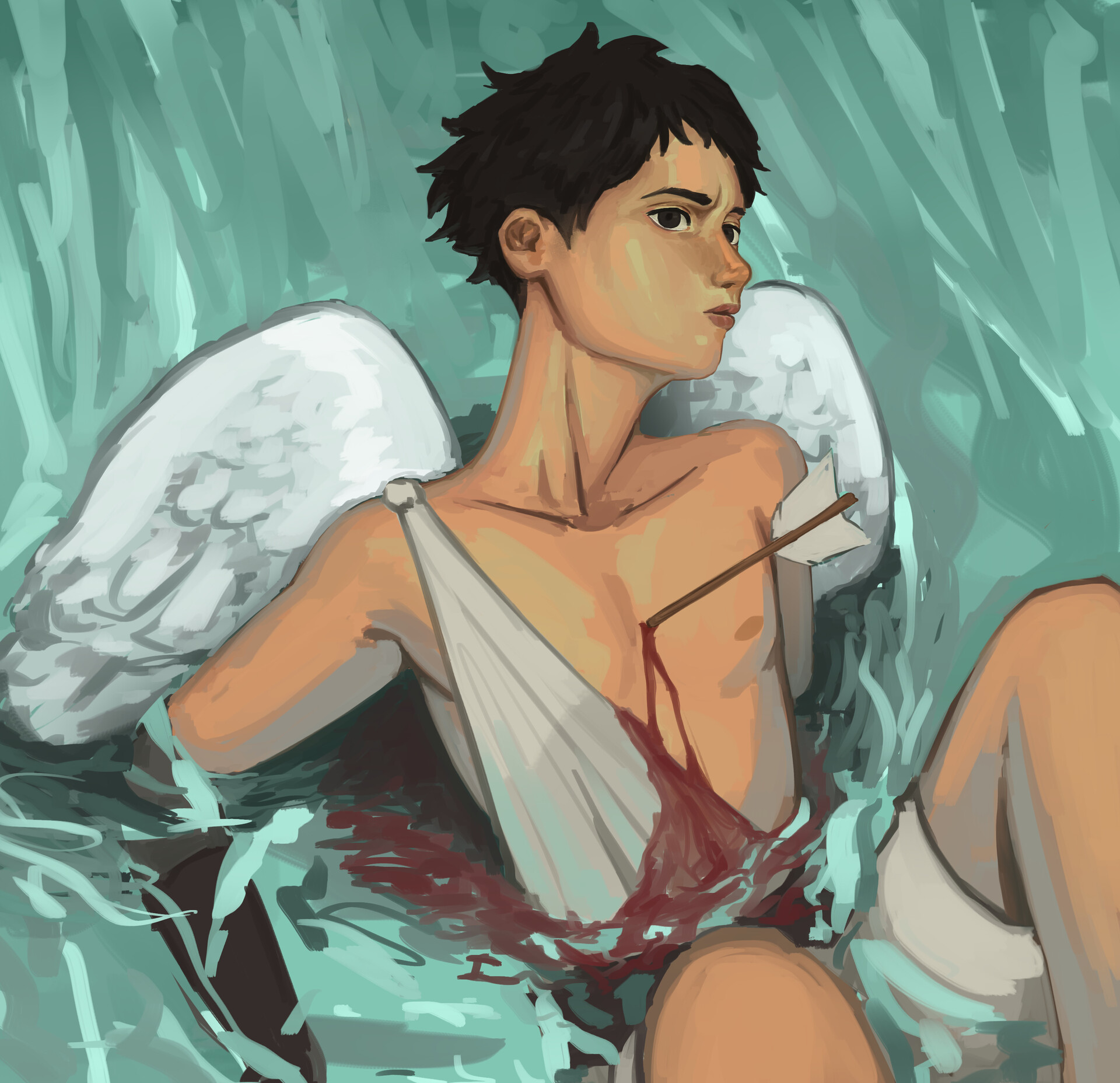 ArtStation - I know, it's not one of the best arts I've done, but I'm too lazy to finish '-0--