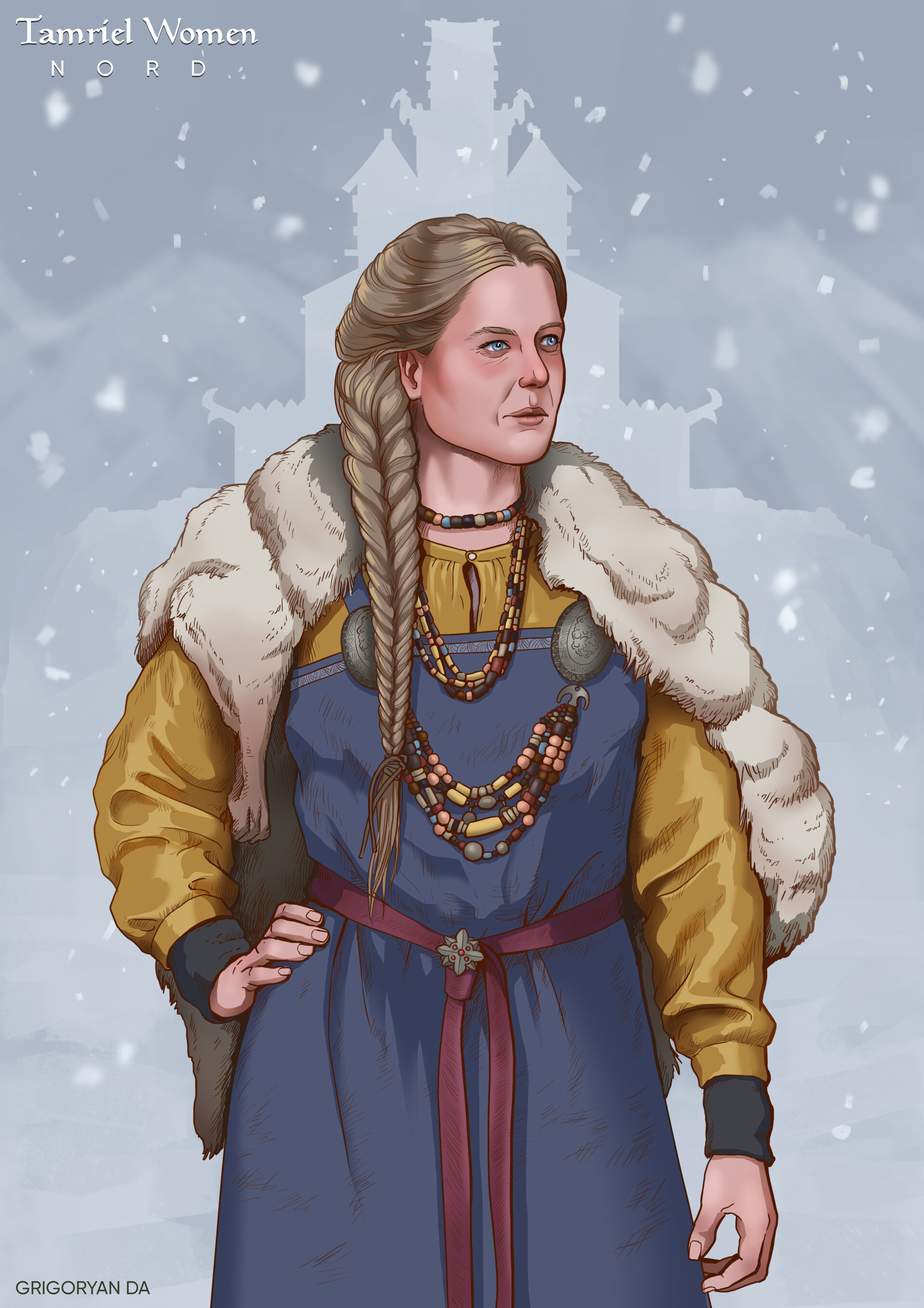 ArtStation - Tamriel Women - Concept Study