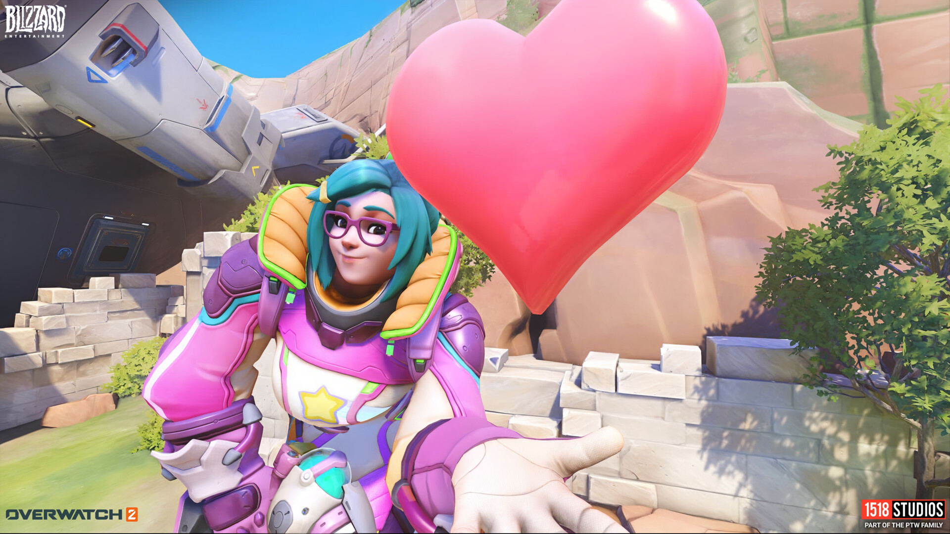 Side - Overwatch 2: Mei Epic Retro Star Skin