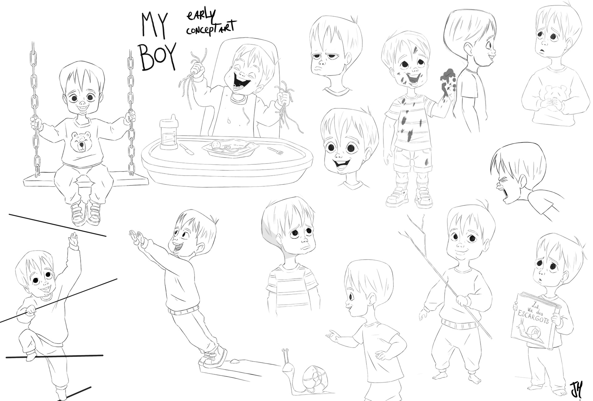 ArtStation - •My Boy• Early concept