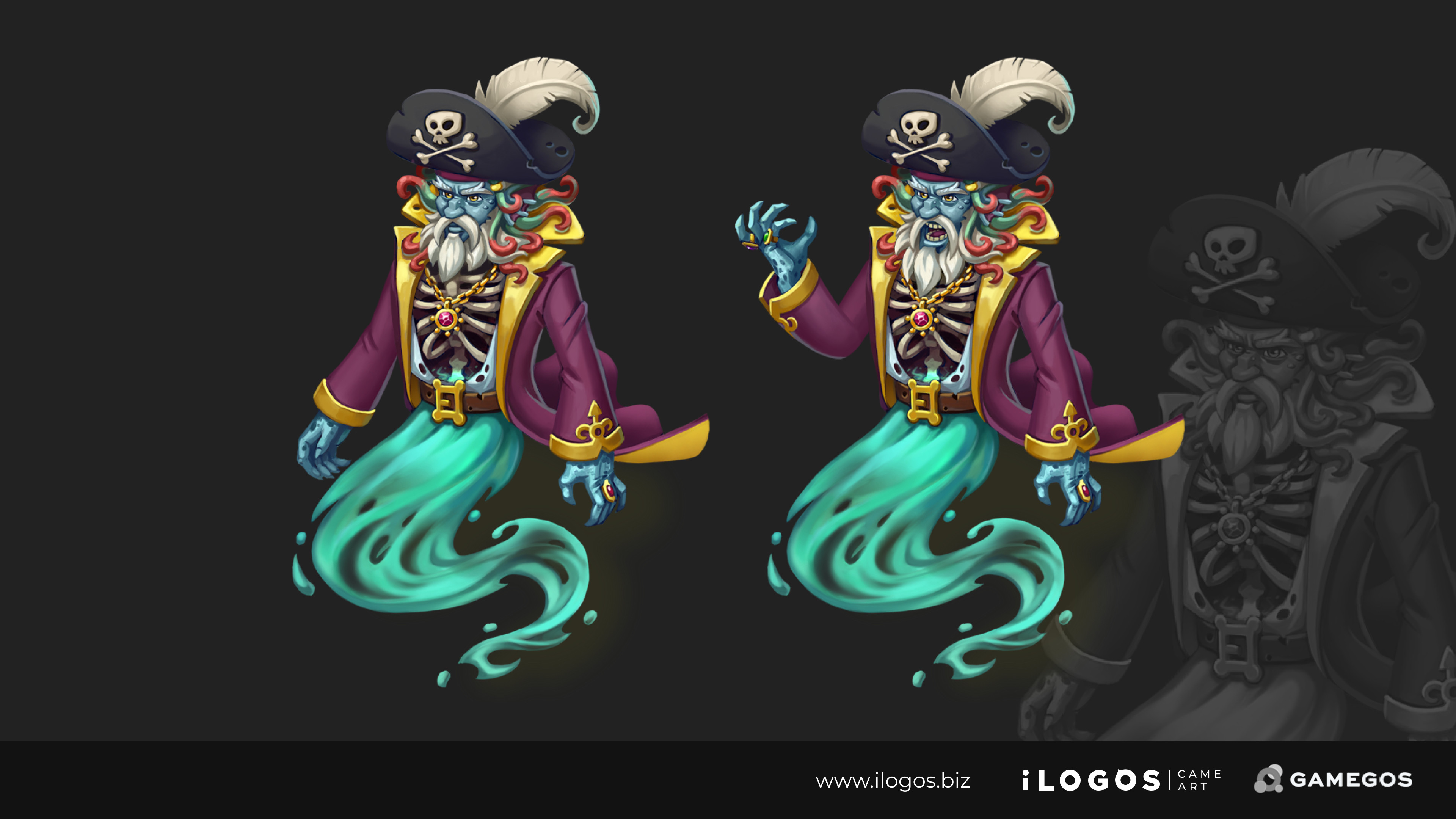 iLogos Game Studios - 2D Isometric Characters | Mobile Game Art | Pirates