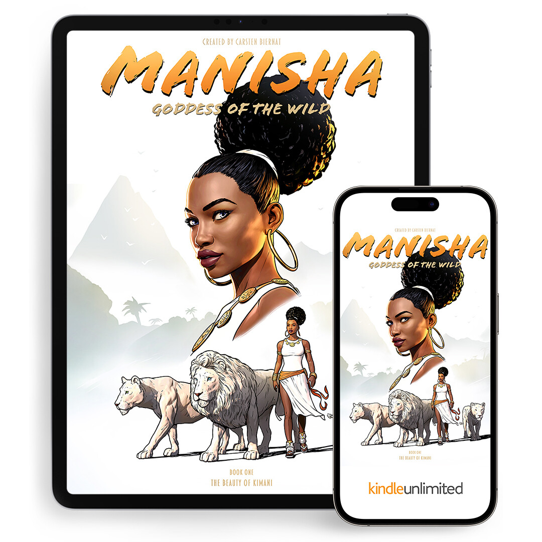 Carsten Biernat - "The Beauty of Kimani" - Standard Cover Artwork