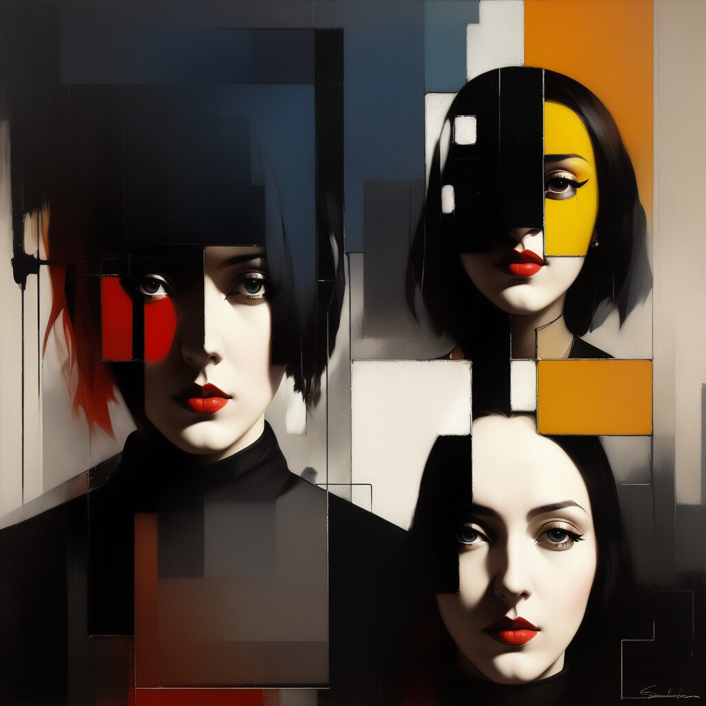 ArtStation - Abstract Female Faces