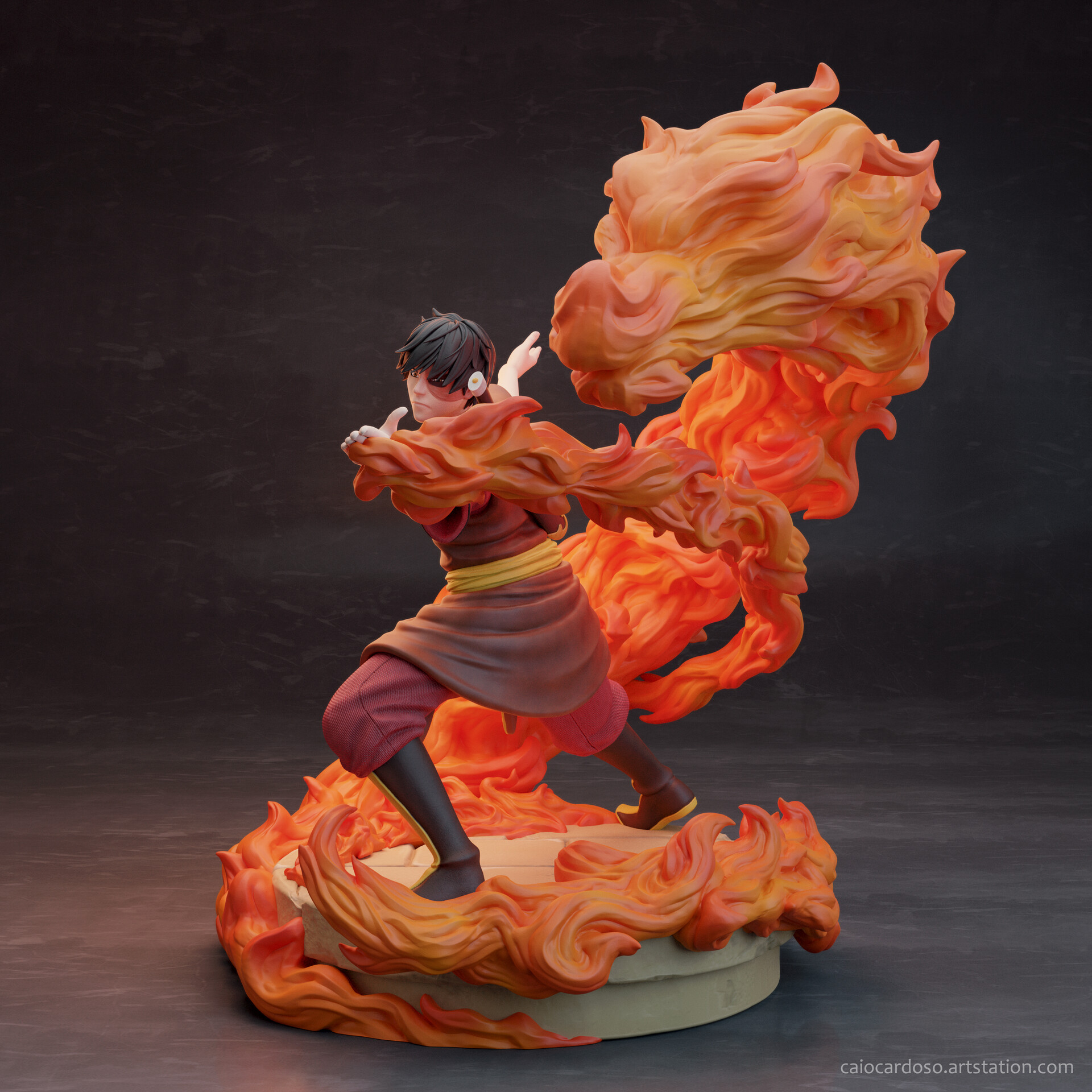 Caio Cardoso - Zuko Avatar - 178mm Figure - NomNom Figures